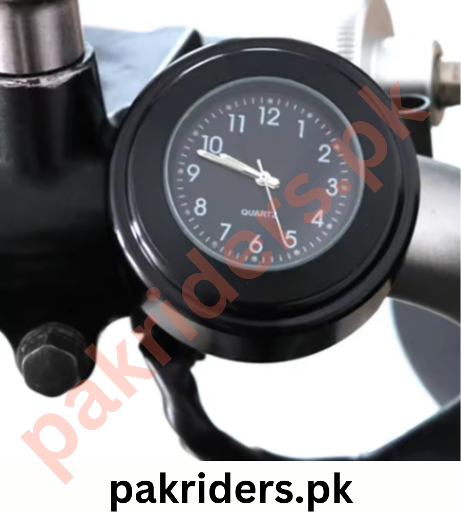 22-25mm Motorcycle Handlebar Mount Clock – Waterproof Luminous Quartz Watch